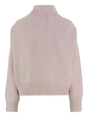 SA SU PHI Long-sleeve Roll-neck Sweater - Pink