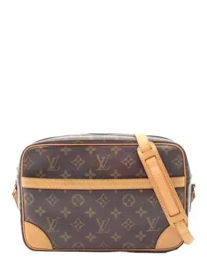 LOUIS VUITTON 2005 Monogram Trocadero 27 Crossbody Bag - Brown