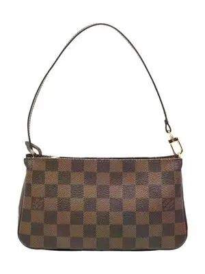 LOUIS VUITTON 2006 Damier Ebene Navona Shoulder Bag - Brown