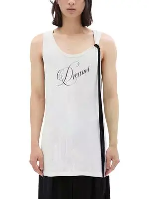 ANN DEMEULEMEESTER Dreams Strap Tank Top - White