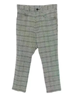 Yohji Yamamoto Tartan Trousers - Grey