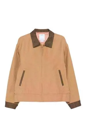 Visvim Contrast-collar Zip Jacket - Neutrals