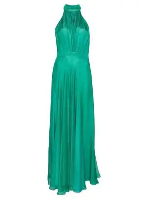 Raquel Diniz Halterneck Dress - Green