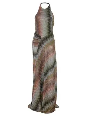 MISSONI Patterned Halter Maxi Dress