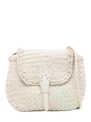 Dragon Diffusion Mini City Woven Crossbody Bag - Neutrals