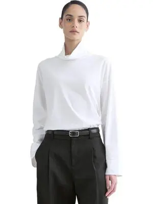 Everlane Slouchy Turtleneck - White