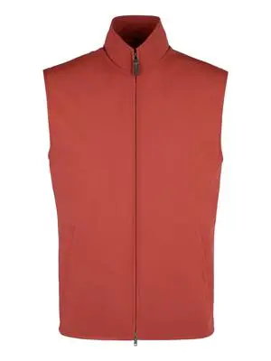 TOD'S Technical Fabric Vest - Orange