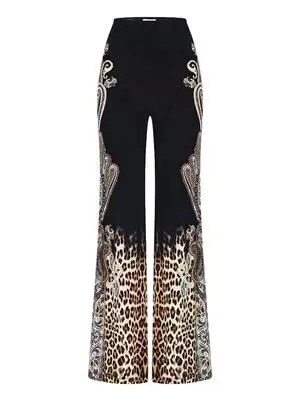 Camilla Istanbul Animalia Printed Trousers - Black