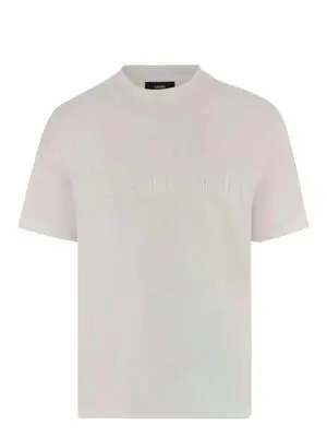 Amiri Logo-detail Crew-neck T-shirt - Neutrals