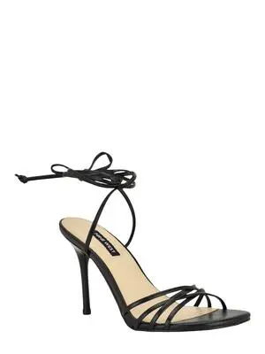 Nine West Opela Ankle Wrap Sandal - Black