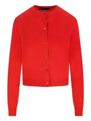 Gucci Knit Wool Cardigan - Red