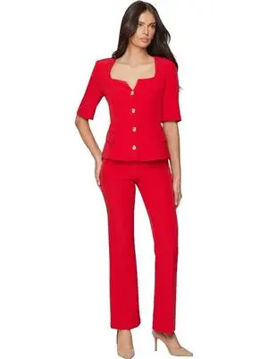Generation Love Nellie Crepe Pants - Red
