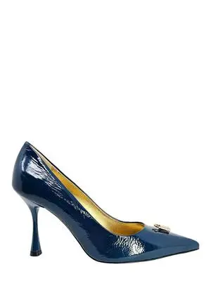 MADISON MAISON Lock-detail Pointed Pumps - Blue