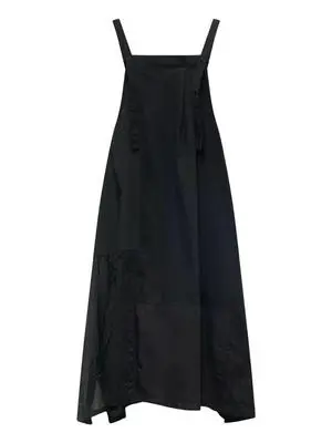 Y’s Square-neck Dress - Black