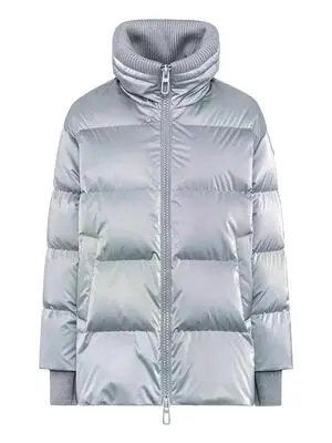 DUNO Double-zip Puffer Jacket - Silver