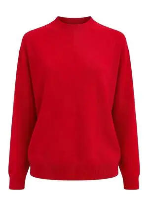 Tibi Anna Merino Wool Racerback Sweater - Red
