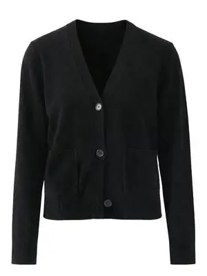 PATRICK ASSARAF Cashmere Cardigan - Black