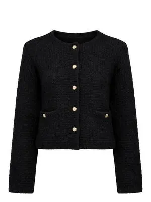 SABLYN Charlene Button-Up Cropped Jacket
