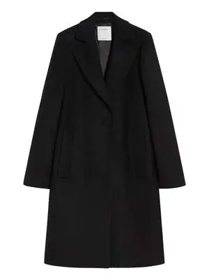 Sportmax Ala Pocket Wool Coat - Black