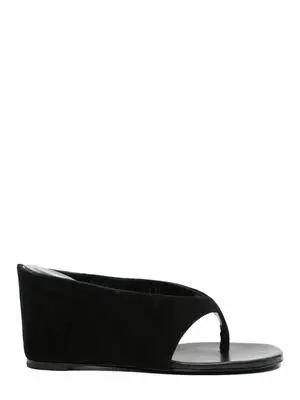 JUDE Yaga Wedge Sandals - Black