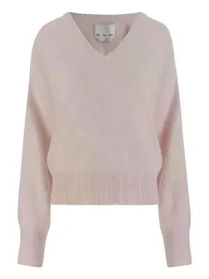 SA SU PHI Crew-neck Cashmere Sweater - Pink