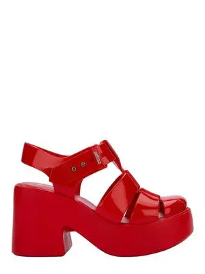 Melissa Lulu Platform Pumps - Red