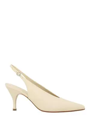 AeydĒ Pointed-toe Slingback Pumps - Neutrals
