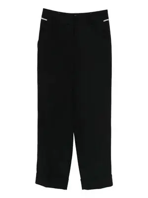 Peserico Cuff Trousers - Black