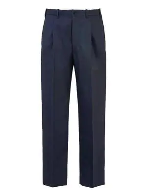 Giuliva Heritage Vito Front-pleat Trousers - Blue