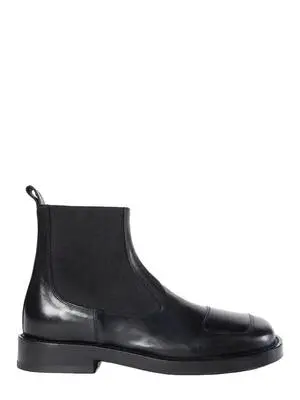 ANN DEMEULEMEESTER Nappa Leather Chelsea Boots - Black