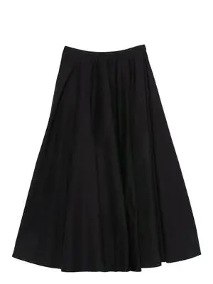 FORTE_FORTE Panelled A-line Skirt - Black