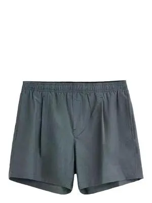 Our Legacy Seersucker Pleated Shorts - Grey