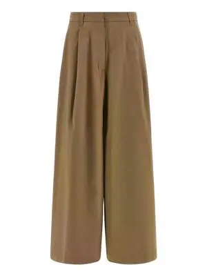 THELATEST Flared Skirt - Brown