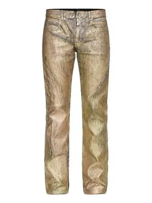 Rick Owens Button-fastening Trousers - Gold