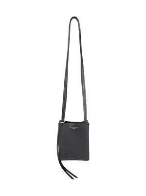 ANN DEMEULEMEESTER Small Olav Leather Tote Bag - Black