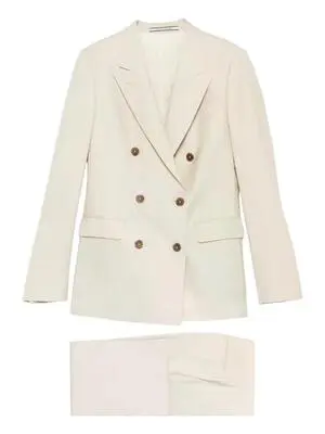 Tagliatore Double-breasted Suit - Neutrals