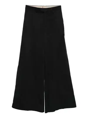 BERWICH Nina Palazzo Trousers - Black