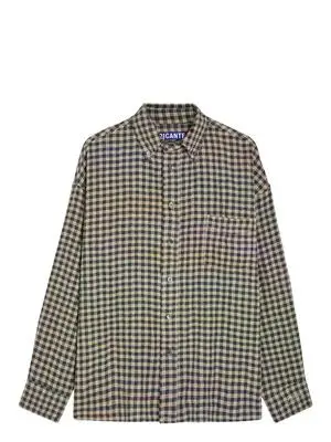 PICANTE Rocco Checked Shirt - Black