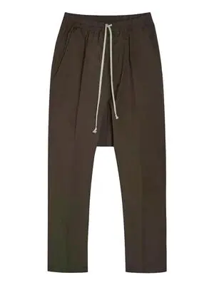 Rick Owens Drawstring Pleated Trousers - Brown