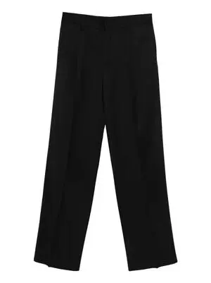 LARDINI Pleated Tailored Trousers - Black