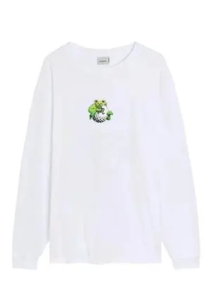 MALBON Graphic Long-sleeve T-shirt - White
