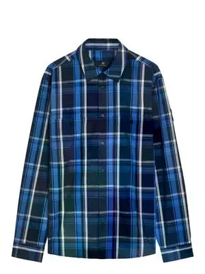 Belstaff Checked Shirt - Blue