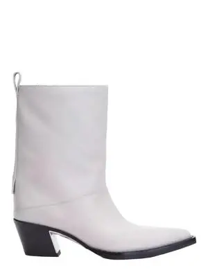 3.1 Phillip Lim Downtown Wide Shaft Boots - White