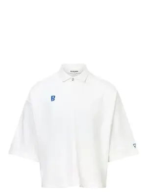 BLACKJACK Embroidered Polo Shirt - White