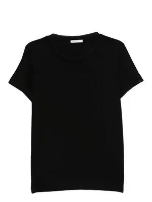 Patrizia Pepe Round-neck T-shirt - Black