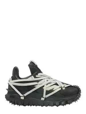 MONCLER + RICK OWENS Trailgrip Megalace Sneakers - Black