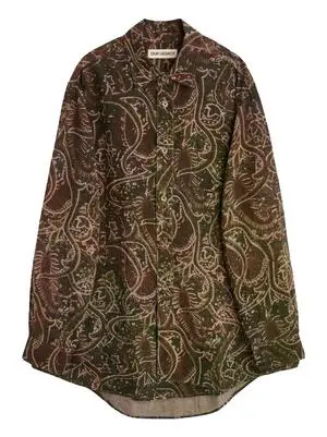 Our Legacy Vast Paisley-print Shirt - Brown