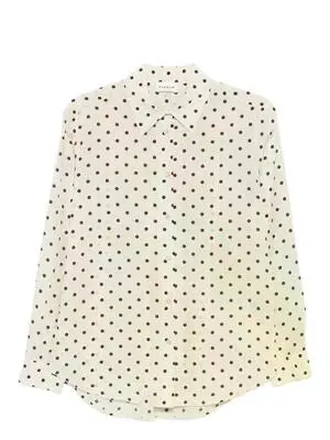 P.a.r.o.s.h Polka Dot Long-sleeve Shirt - Neutrals