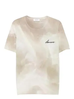 LANEUS Tie-dye T-shirt - Neutrals