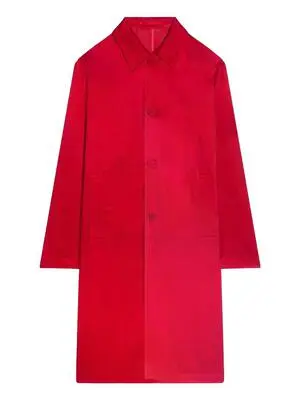 Dries Van Noten Buttoned Coat - Red